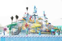 China Summer Outdoor Fiberglass Aqua House /  Water Park Attractions for Theme Park for sale