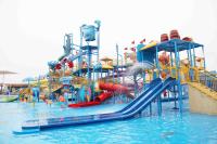 China Amusement Water Fortress with Adult Water Slide / Children Waterslide for sale