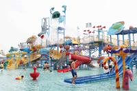 China Pirate Ship Water Theme Park Aqua Playground With Steel Structure for sale