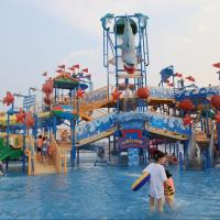China Outdoor Aqua Playground Water House Structures, Water Park Equipment OEM for sale