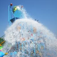 China Outdoor Water Games Playground Water Park , Big Water House For 100 Riders OEM for sale
