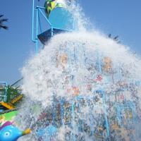 China Big Water House, Aqua Playground Equipment, Steel Aquatic Play Structures for sale