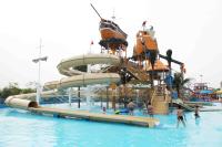 China 1 Year Warranty Aqua Playground Children / Adults Aqua Water Park With Water Slide for sale