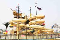 China Giant Hotel Aqua Playground Children / Adults Friendly Water Slides for sale