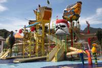 China Big Water House Aqua Playground Equipment Steel Aquatic Play Structures for sale