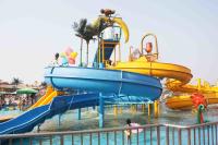 China Summer Outdoor Aqua Playground Park Games Fiberglass Water Slide for Theme Park for sale