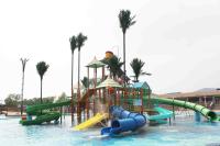 China Family Commercial Aqua Playground Fiberglass with Water Park Slides / Customized Water Park Equipemnt for sale