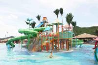 China Family Commercial Aqua Playground Fiberglass with Water Park Slides / Customized Water Park Equipemnt for sale