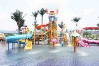 China Fiberglass Aqua Playground Equipment Interactive Eco - Friendly for Water Park for sale
