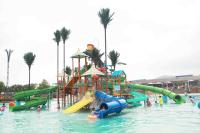 China Customized Childrens Water Park , Fiberglass Water Slides Entertains More Than 400 Guests for sale