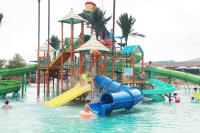 China Fiberglass Aqua Playground Equipment Interactive Fiberglass Products / Customized Water Park Products for sale