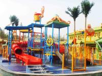China Several Lanes Fiberglass Kids' Water Playground For Water Park Build for sale