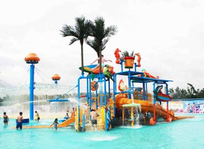 China Fun Play Water Games For Children With Galvanized Carbon Syeel Supporting for sale