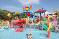 China Outdoor Commercial Safe Fiberglass Kids' Water Playground Water House for Aqua Park for sale