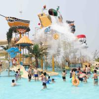 China Fiberglass Water Playground Equipment / Water Playstation Customized for sale