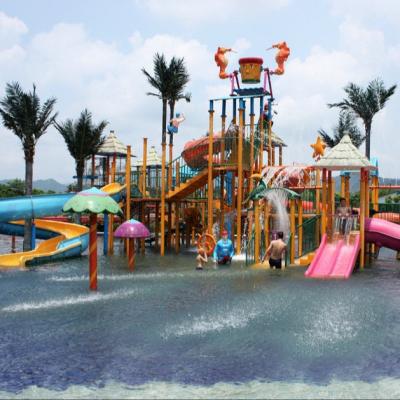 China Custom Fiberglass Water Park Equipments, Gaint Aqua Pool Playground for Water Park for sale