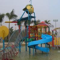 China Custom Kids' Water Playground Equipment, Childrens Fun Play Fiberglass Slides for Water Park for sale