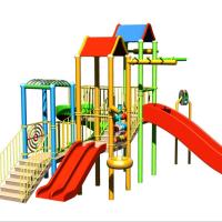 China Parent-child Theme Play Station Equipment, Kids' Water Park Playground For 30 riders for sale