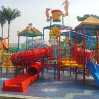 China Water Park Equipments, Kids' Water Playground For 50 Riders 17.5 * 11 * 7m for sale