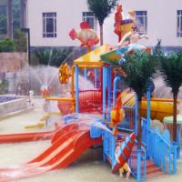 China Water Park Equipments, Kids' Water Playground For 50 Riders 17.5 * 11 * 7m for sale