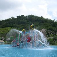 China OEM Fiberglass Kids' Water Playground System, Swimming pool Play Equipment for sale