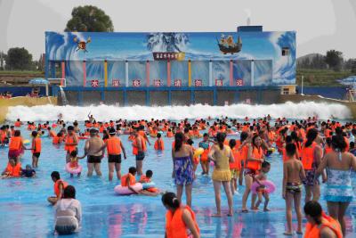 China PLC Control Wave Pool Machine for Outdoor Amusement Water Park for sale