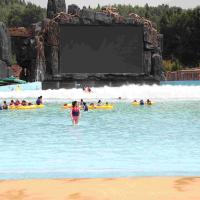 China Biggest Outdoor Water Park Wave Pool Construction Strong Power With Stainless Steel Filter for sale