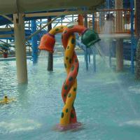 China Water Spray Park Equipment with water pumping machine in fun waterparks for sale