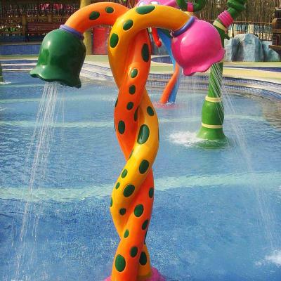 China Water Spray Park Equipment with water pumping machine in fun waterparks for sale