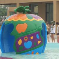 China Different Style Spray Park Equipment , Fiberglass Splash Park Equipment for sale
