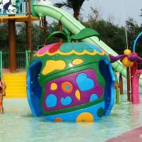 China Large Fiberglass and PVC Spray Park Equipment For 3 ~ 5 persons for sale