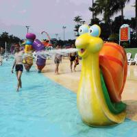 China Fiberglass Water Game Spray Park Equipment With Cartoon Animal Shaped for sale