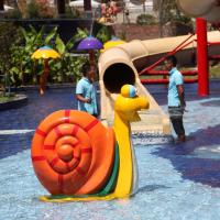 China Commercial playground equipment Funny Spray Snail Spray Aqua Play for sale