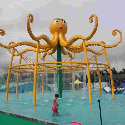 China Aqua Equipment Octopus with Water Spray for a Commercial Spray Park / Customized Water Park Equipment for sale