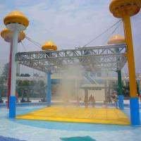 China Jellyfish World Steel Large Aqua Play Spray Park Equipment Cartoon Structures for sale