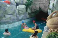 China Large Lazy River Equipment / Aqua Play Park Galvanized Carbon Steel Supporting for sale