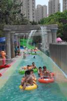 China Fiberglass (FRP) Lazy River with 1.0m Water Depth and Hot-dip Galvanized Steel Support Structure for Water Parks for sale