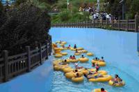China Air blower Material Water Park Lazy River Swimming Pool 3m-6m Width 1m Depth / Customized Water Slide for sale