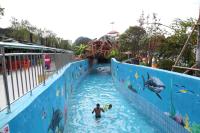 China Large Water Park Aqua Play Lazy River with Relaxing Wave Machine for sale