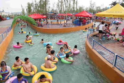 China Giant Lazy Swimming Pool Commercial Water Park Equipment For Family for sale