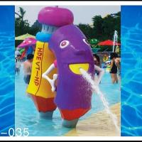 China Fiberglass, PVC Kids Recreation Waterpark Equipments, Pencil Spray Park Equipment for sale