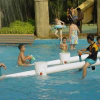 China Spray Aqua Park Equipment, Water Sprayground, Seesaw Water Game For Kids for sale