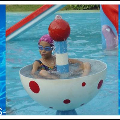 China Fiberglass Aqua Play, Spray Aqua Park Equipment For Kids and Adults in Swimming Pool for sale