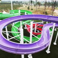 China Fun Backyard Custom Water Pool Slides For Family , Amusement Park / Water Park Equipment for sale