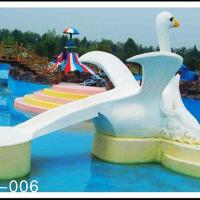 China Customized Fiberglass Small Water Pool Slides Designed For Water Park Games for sale