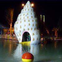 China Commercial Colorful Water Pool Slides / Family Water Park Resorts Swimming Pool For Kids for sale