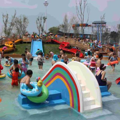 China Fiberglass Water Pool Slides in Medium Water Playground 3200*2700*1300 for sale