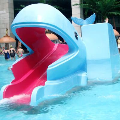 China Outdoor Water Park Whales Cartoon Shape Kids Pool Water Slides, SGS for sale