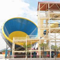 China Tornado fiberglass water Pool slides for adult aqua park water sport for sale