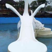 China Commercial Fiberglass Water Pool Slides with Interesting Cartoon Shaped for sale